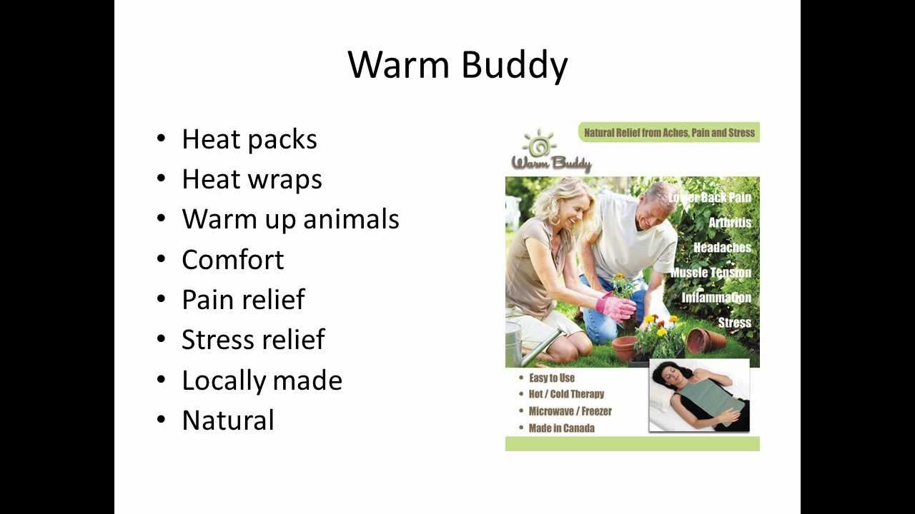 Warm buddy approved medical devices - Heat packs - Heat wraps - YouTube