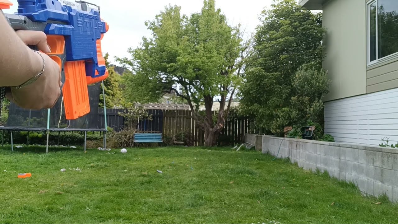 Nerf Elite HyperFire Range Test! - YouTube