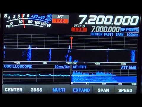 🎪 40 METER HAM RADIO BAND - 7200 KHZ CB CHANNEL 7/29/2024 AMATEUR RADIO ...