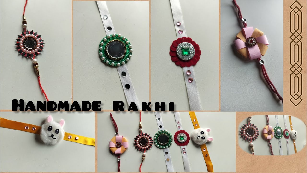 DIY Super easy Rakhi Making for Kids | School competition/handmade ...