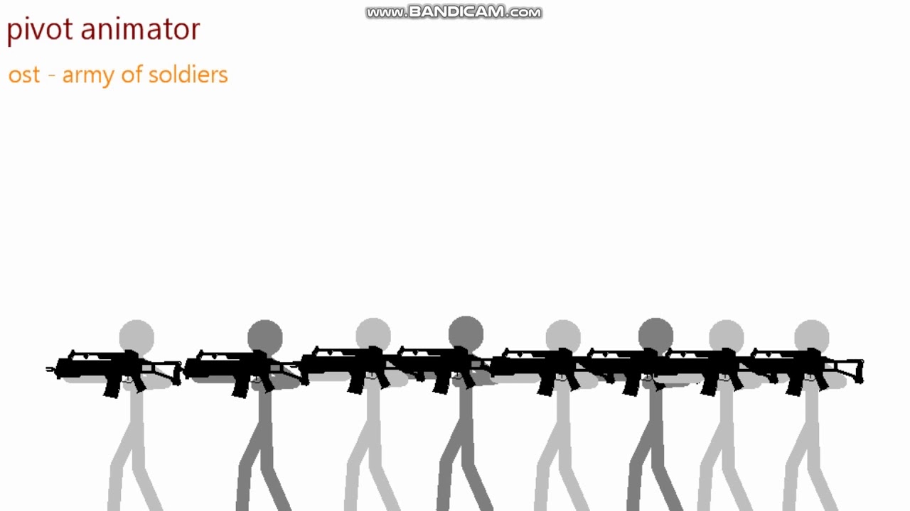 pivot animator: ost - army of soldiers - YouTube