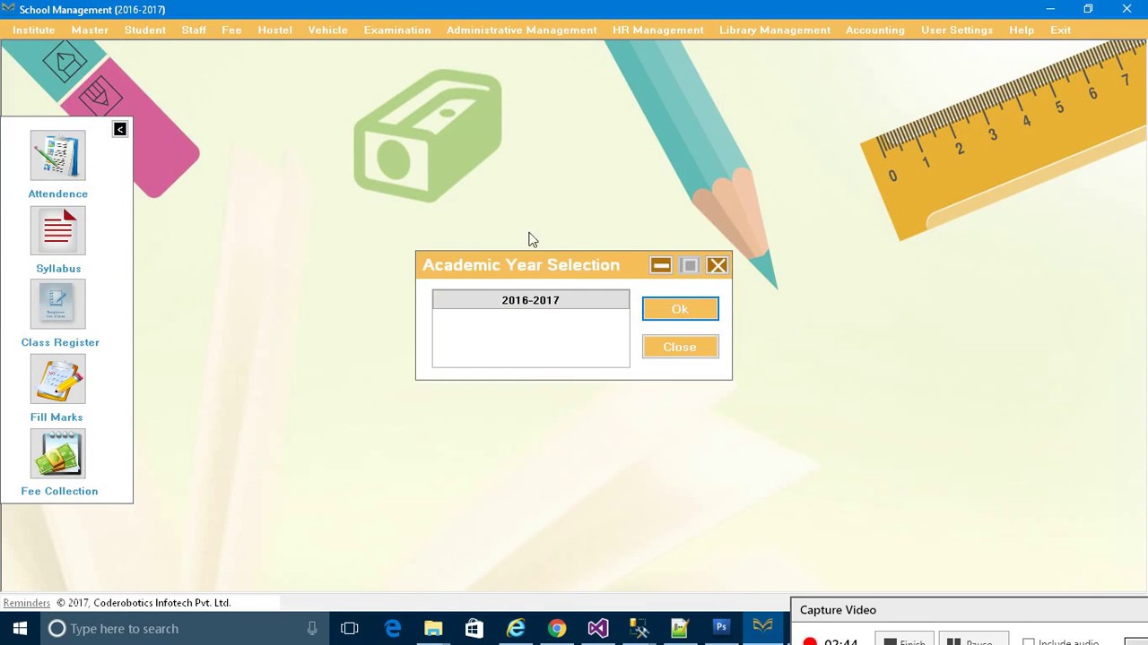 School Management System Part 1 - YouTube
