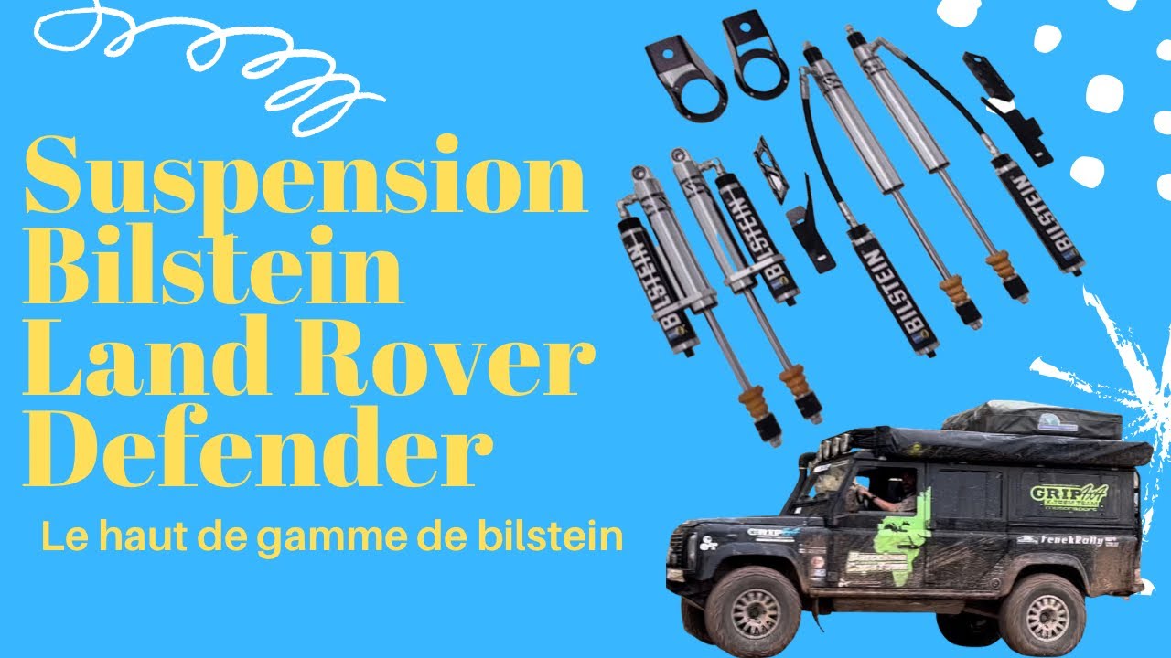 Test suspension bilstein pour Land Rover defender @gripmotorsport - YouTube