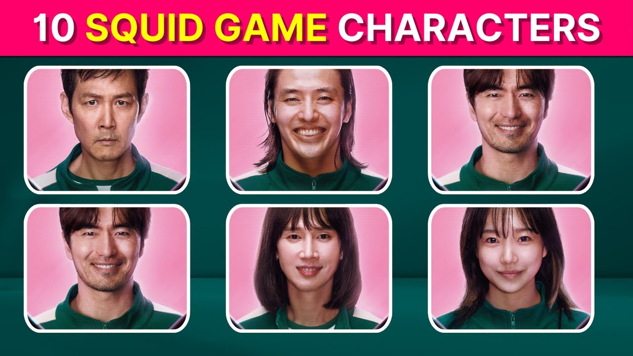 Guess the Squid Game Season 2 Character!🟥🔺🔴 - YouTube