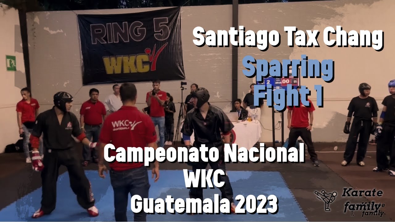 🤜🏻💥 Santiago Tax Chang - Sparring Fight 1 at Campeonato Nacional WKC ...