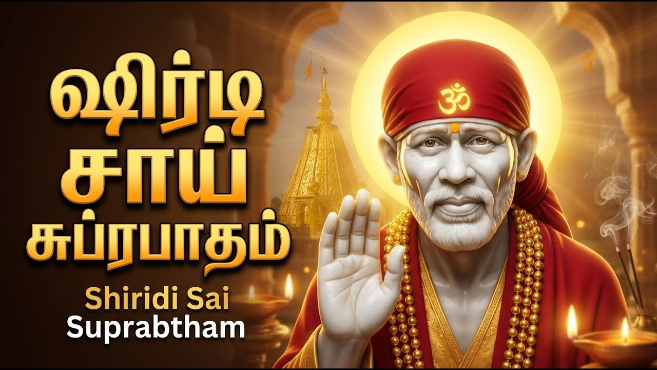 Thursday Special Sai Baba Suprabhatam Tamil With Easy Lyrics | Sai Baba ...