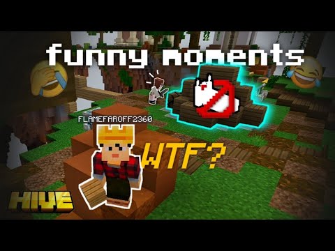 Hive Bedwars funny moments..