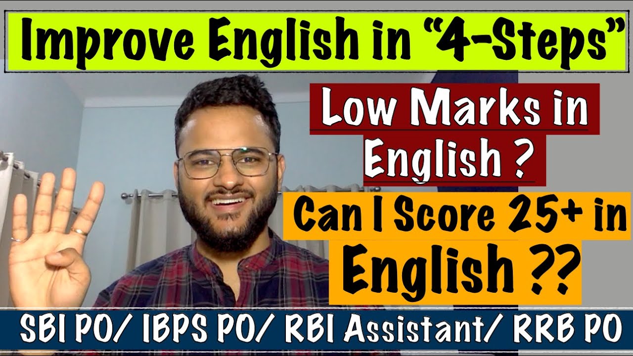 Low Marks in English? How to Prepare English for SBI PO 2022 | English ...