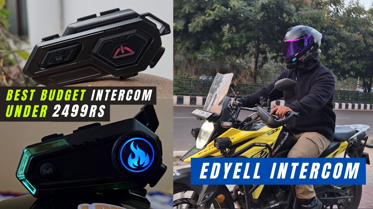 Best Affordable Motorcycle Bluetooth Intercom Under 2499 RS - EDYELL C8 ...
