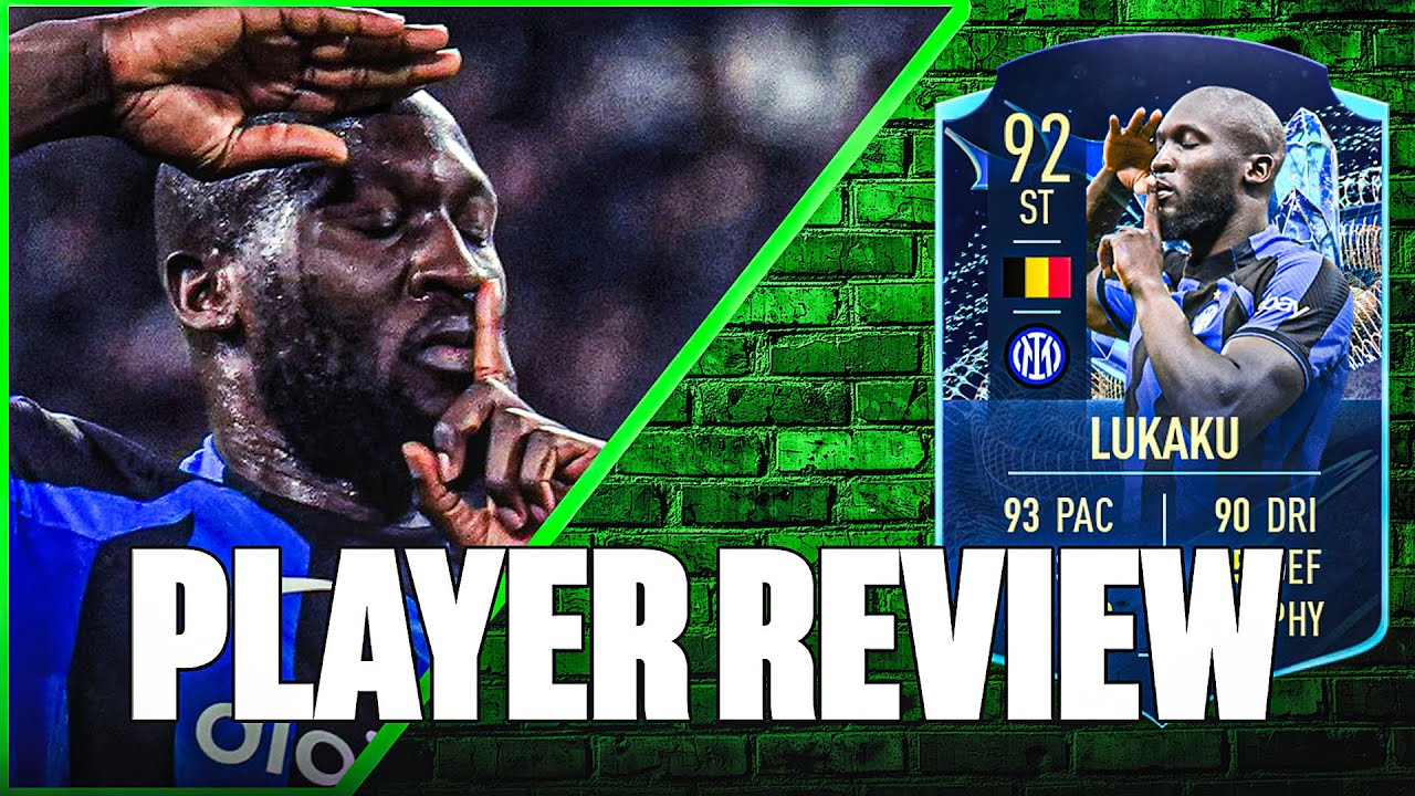 FIFA 23: LUKAKU TOTS PLAYER REVIEW - YouTube
