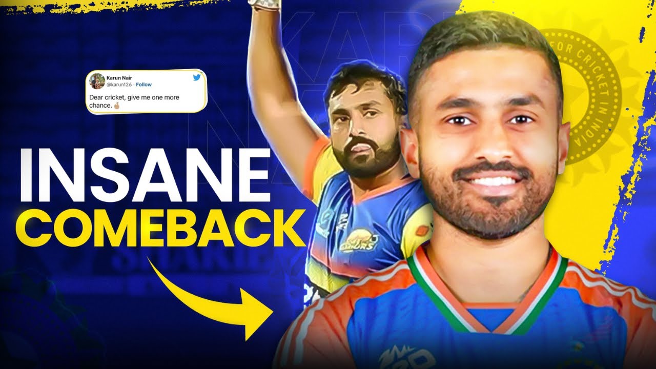 This Is Why Karun Nair Did Not Get Picked For Champions Trophy - YouTube