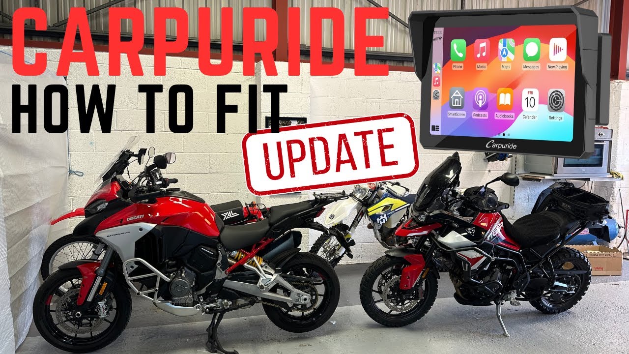 Better Mounting Solution for Carpuride on Ducati Multistrada V4! - YouTube