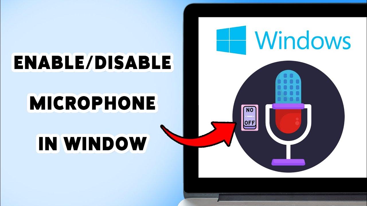 How To Enable/Disable Microphone In Window 2025 | Turn On/Off Microphone Access On Windows ...