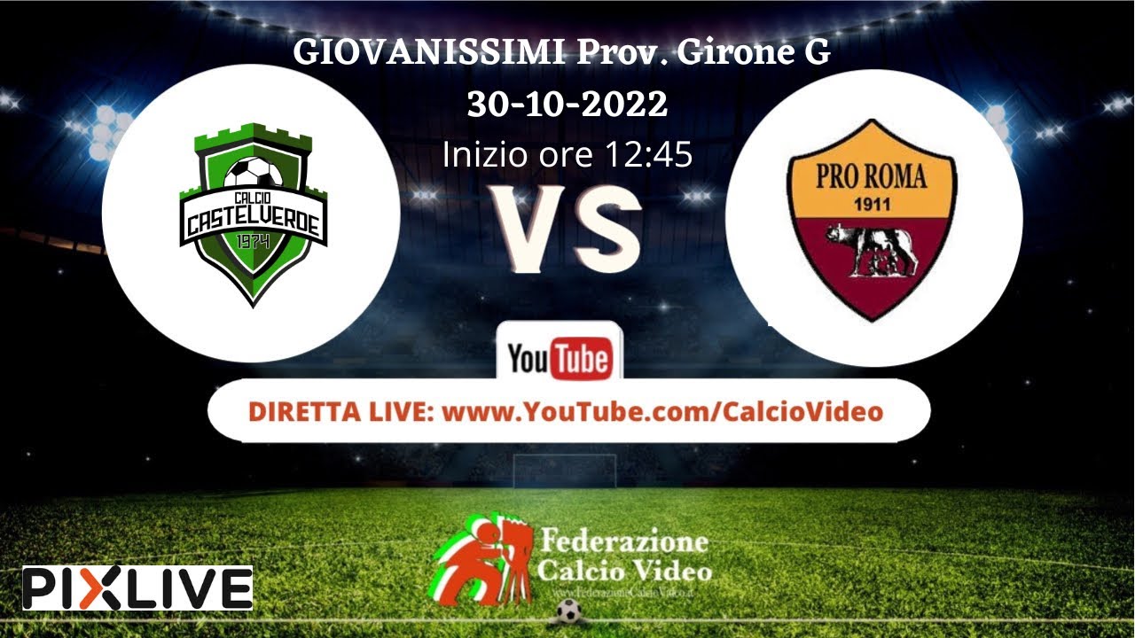 Highlights CASTELVERDE VS PRO ROMA Giovanissimi Provinciali - YouTube