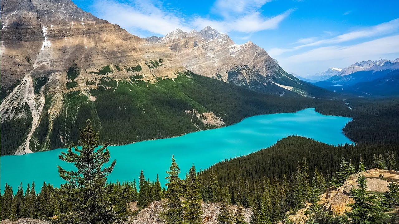 FLYING OVER Canada (4K UHD) -Relaxing Music with Beautiful Nature ...