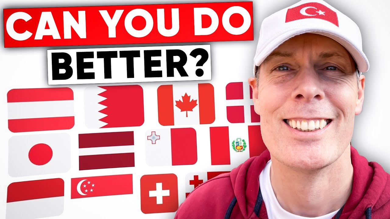 Can You Create a BETTER Red And White Flag? - YouTube