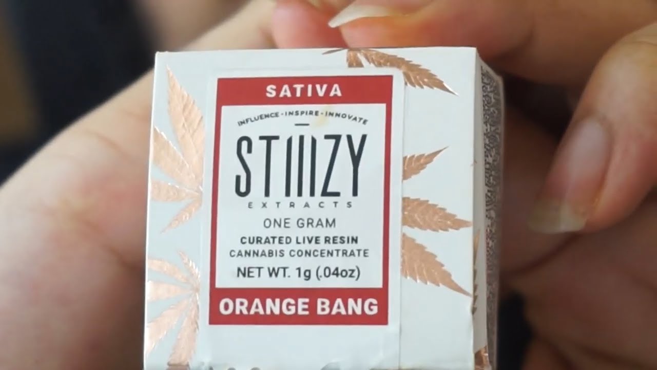 STIIIZY ORANGE BANG CURATED LIVE RESIN REVIEW - YouTube