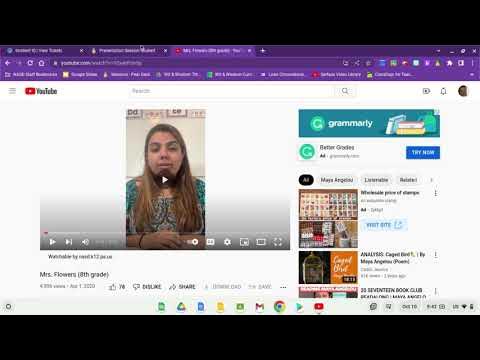 Mrs. Flowers Maya Angelou First Reading - YouTube