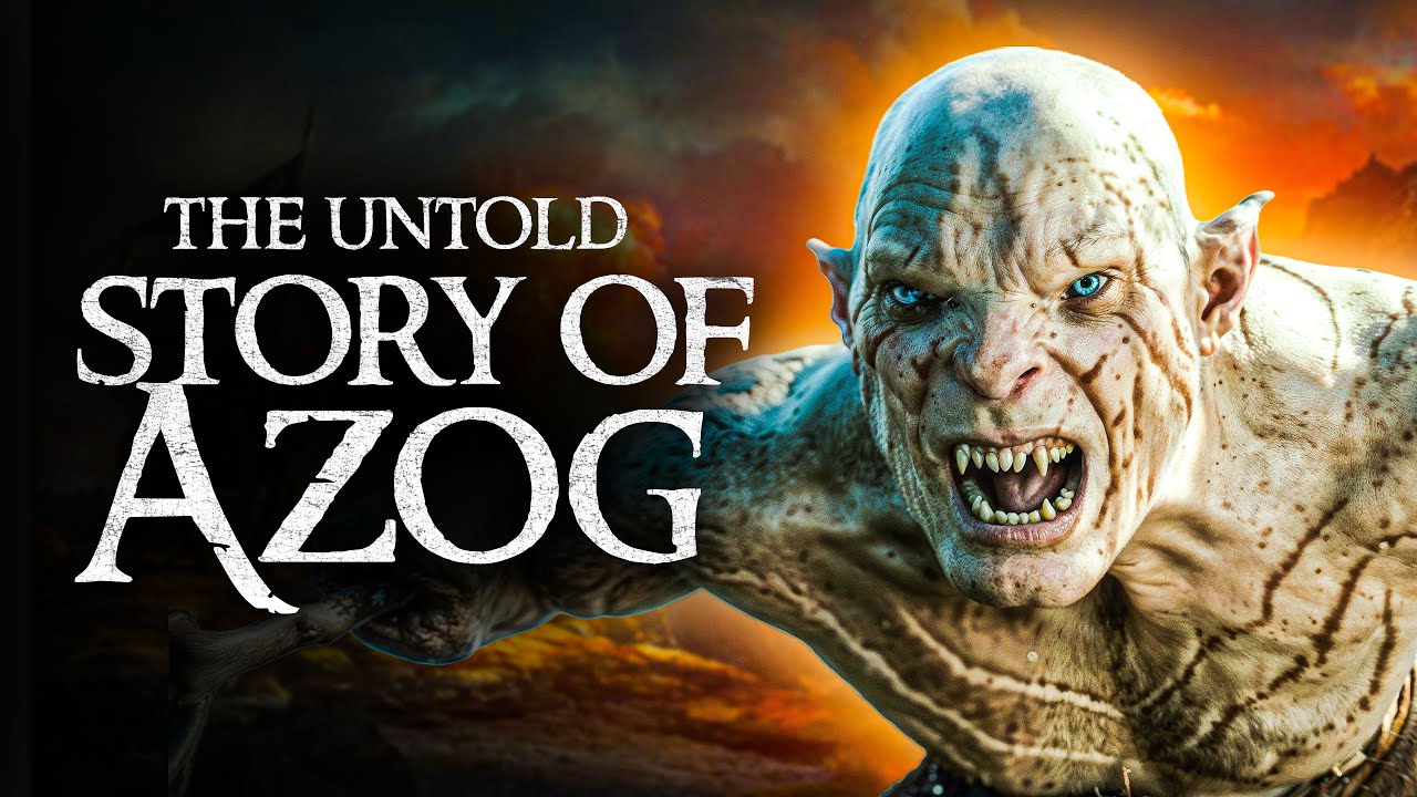 The Real Story of Azog the Defiler - Book vs Film Azog - YouTube