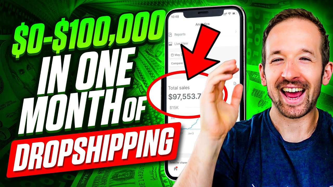 $0 - $100,000 in one month of Dropshipping | Ad account and Shopify ...