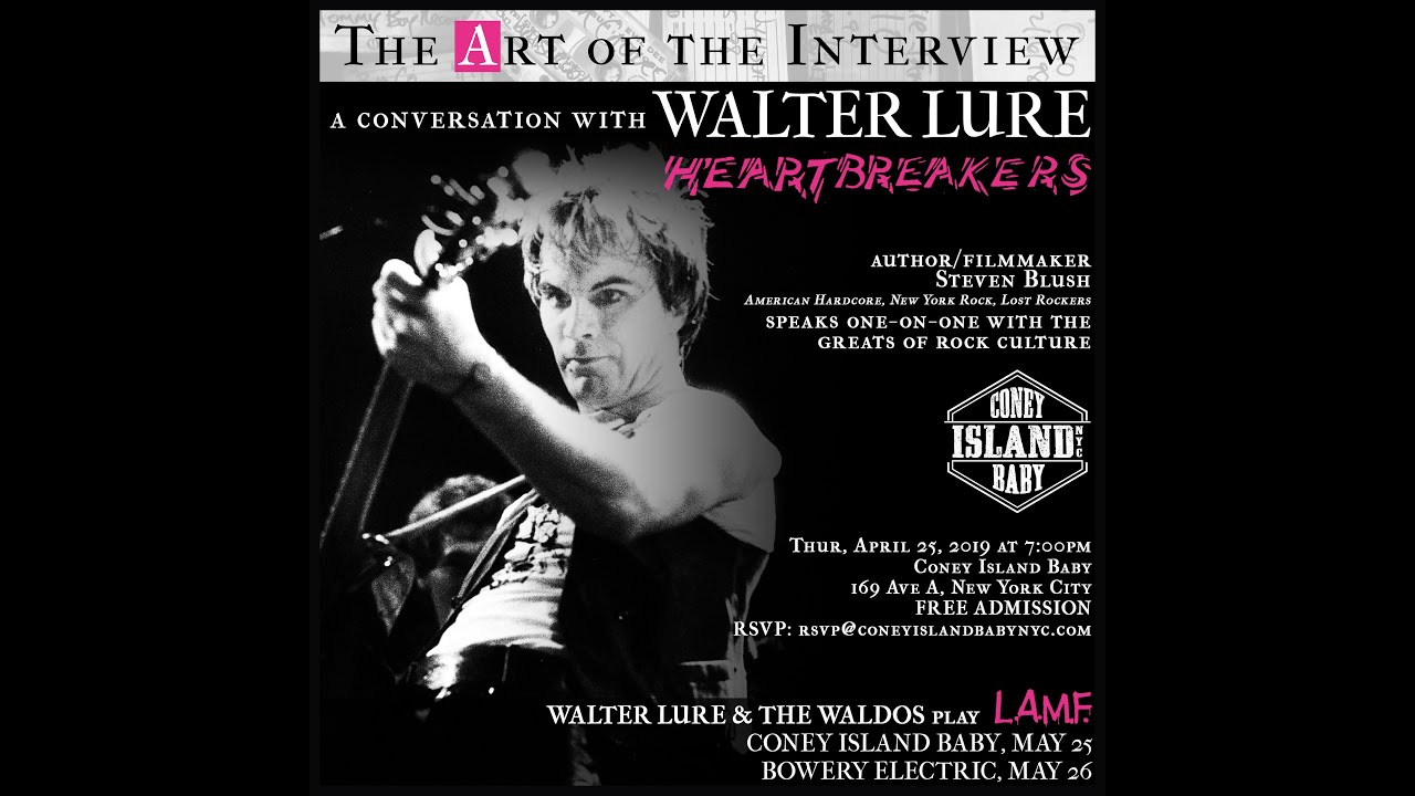 WALTER LURE - THE ART OF THE INTERVIEW #3 - THE FINAL INTERVIEW - YouTube