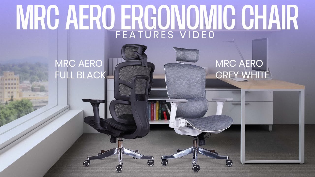 MRC Aero Full Mesh Highback Ergonomic Office Chair UPDATED Features ...