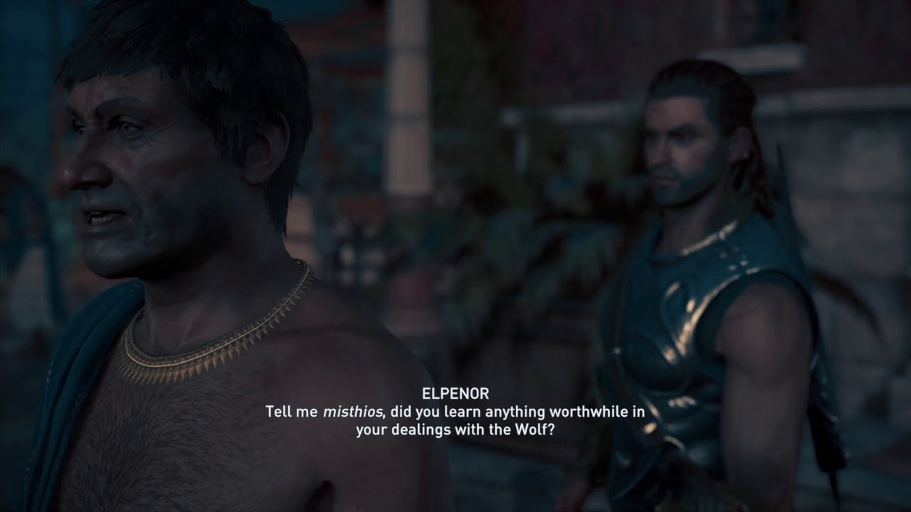 Assassin's Creed® Odyssey habla con Elpenor parte 24 - YouTube