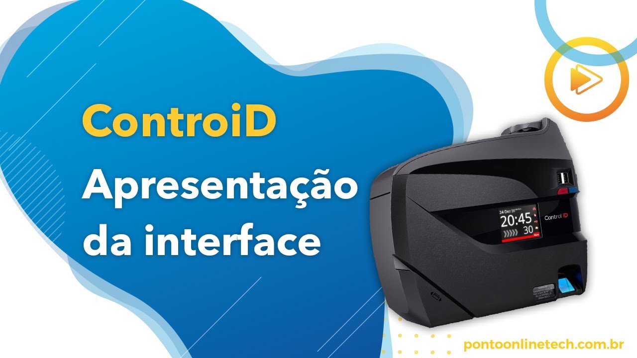 Apresentação das interfaces Control iD (Relógio de ponto) - YouTube