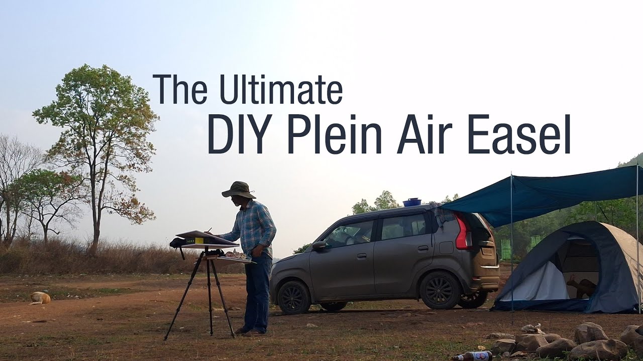 The Ultimate DIY Plein Air Easel You’ll Love! - YouTube