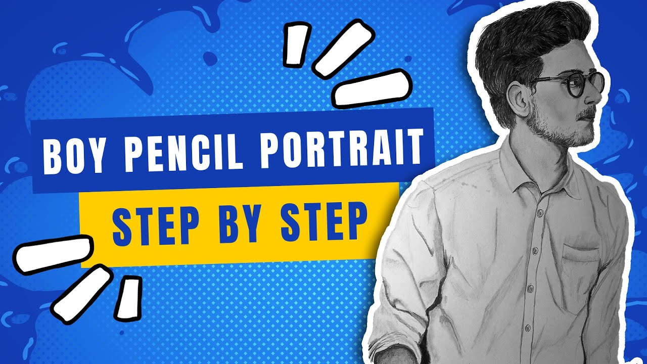BOY PENCIL PORTRAIT DRAWING ART by LAHIRU ARTS - YouTube