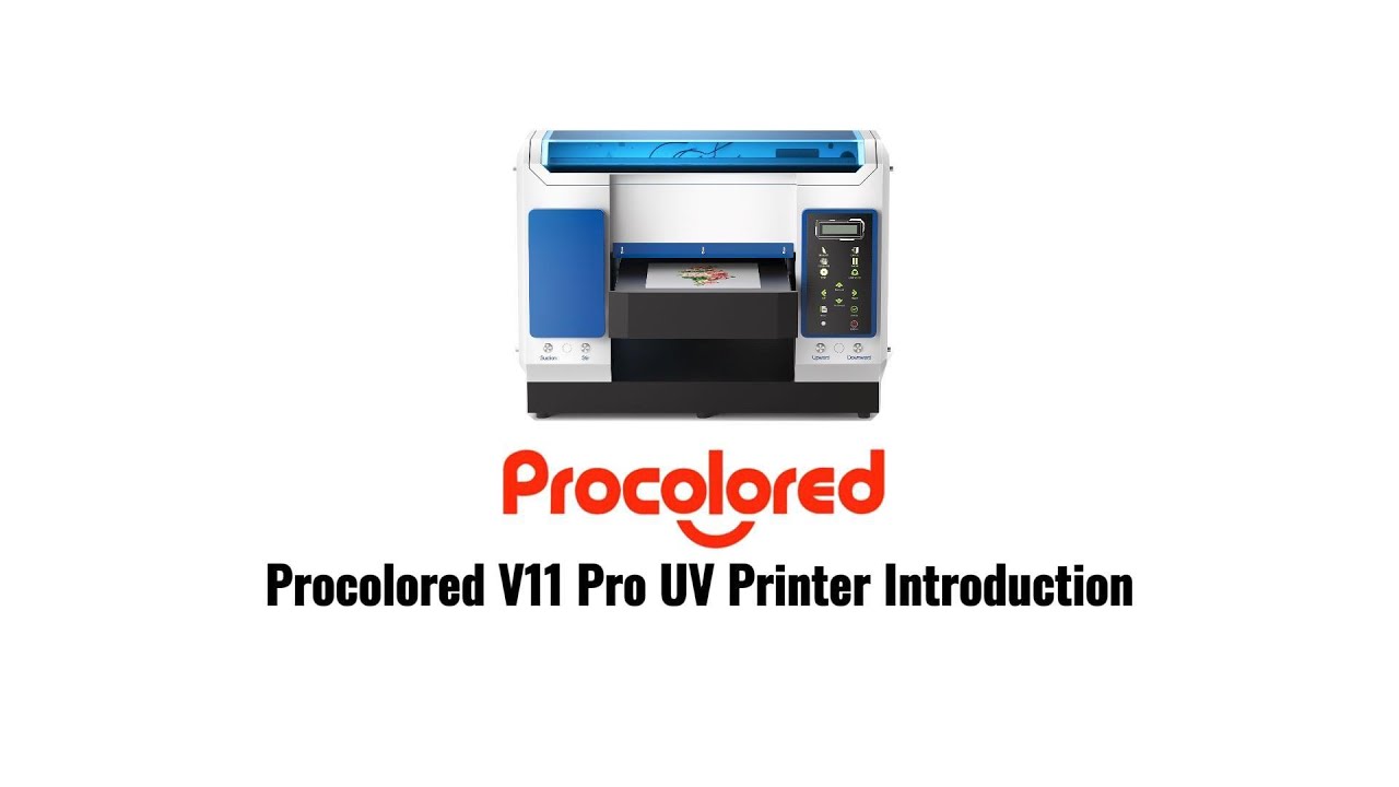 Procolored V11 Pro UV Printer Introduction - YouTube