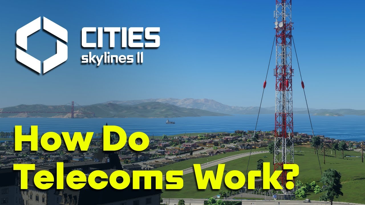 How Do TELECOMS Work in Cities Skylines 2 - YouTube