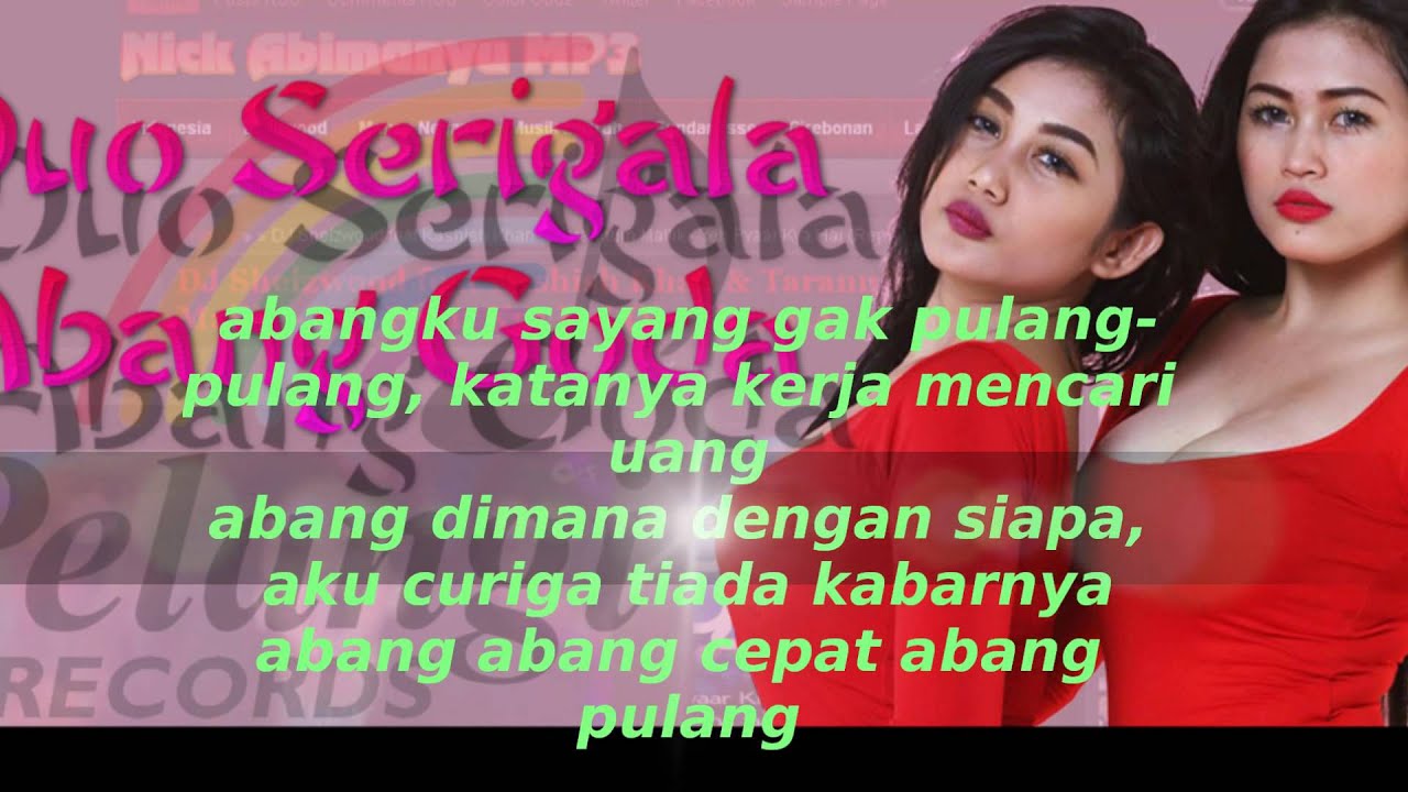 Duo Serigala Abang Goda lirik - YouTube
