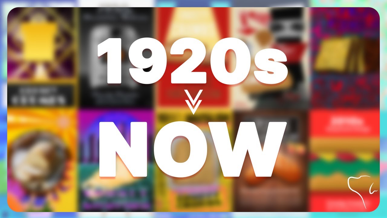 Making a poster for every decade! - YouTube