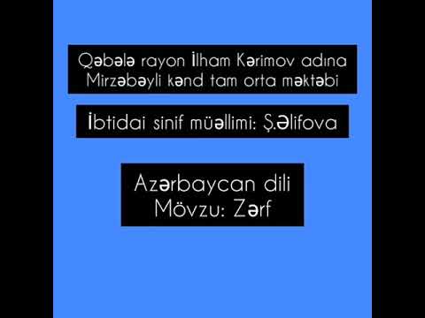 4-cü sinif Azərbaycan dili \