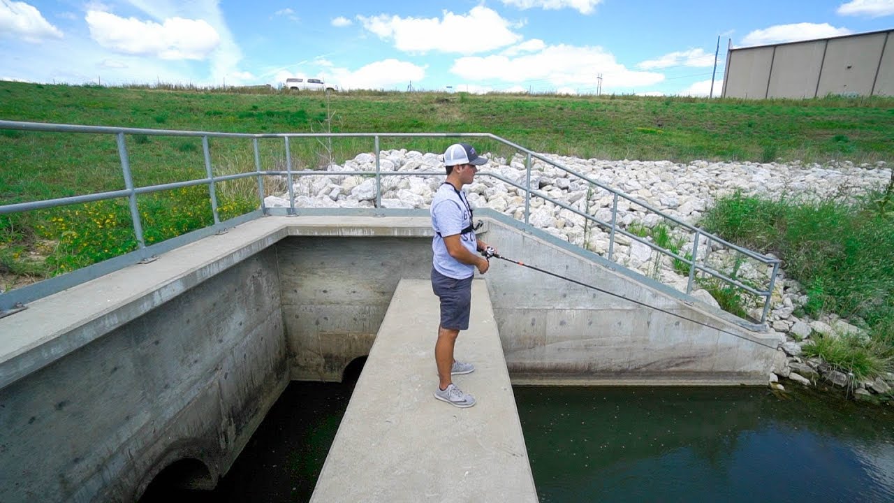 Catching Fish in HIDDEN DRAIN!?!? - YouTube