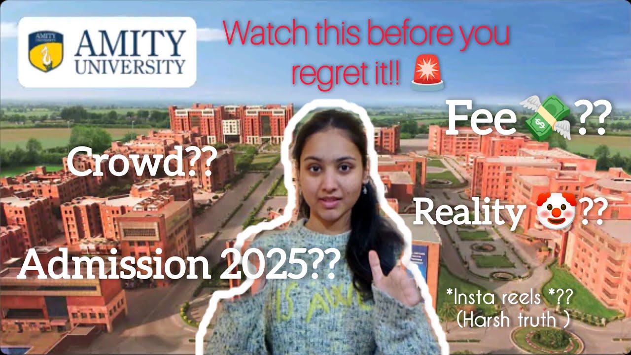 Amity University Noida | college review | fee💸| placements| crowd ...