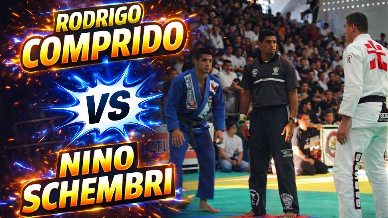 OLD SCHOOL BJJ MATCH: Rodrigo Comprido Medeiros vs Antonio Nino ...