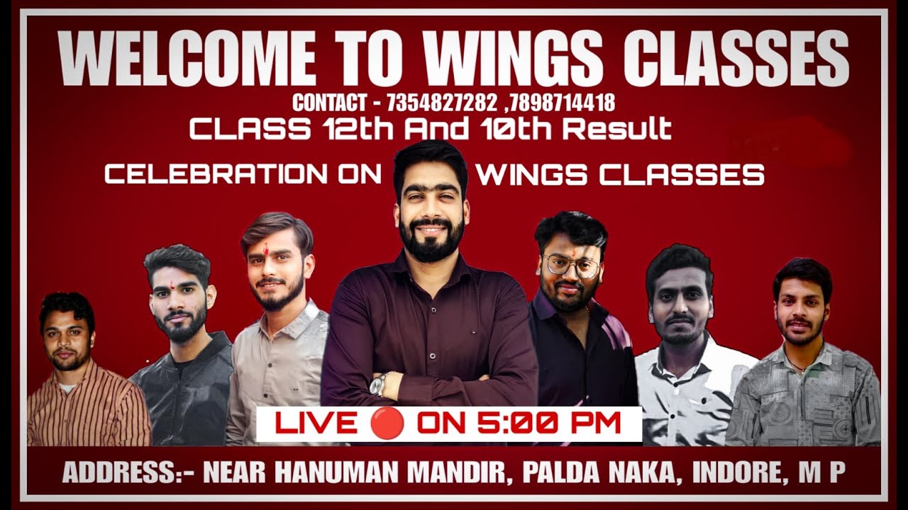 WINGS CLASSES - MAHENDRA PARMAR is going live! - YouTube