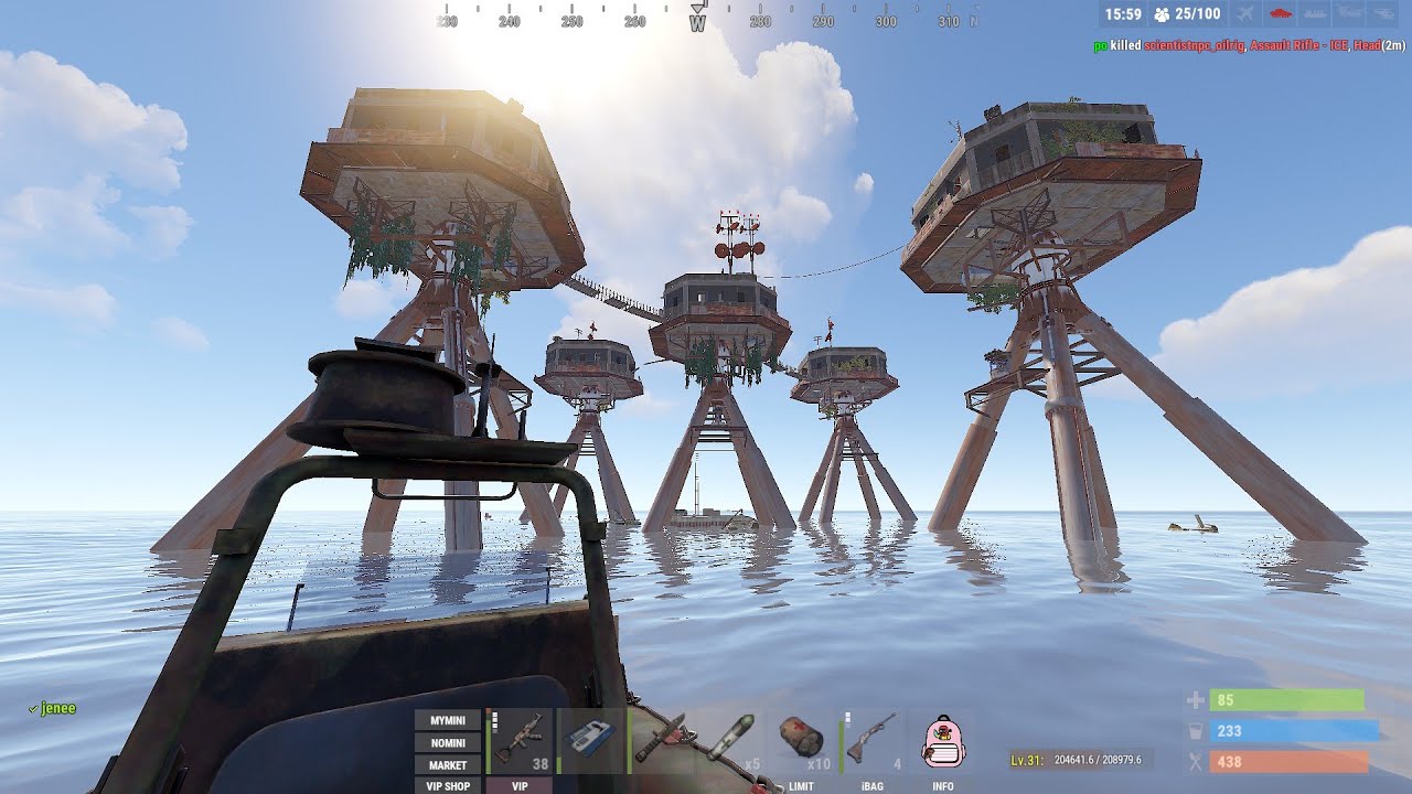 【Rust】SEA FORT（カスタムMAP）ゆっくりと攻略【完全ネタバレ】 - YouTube