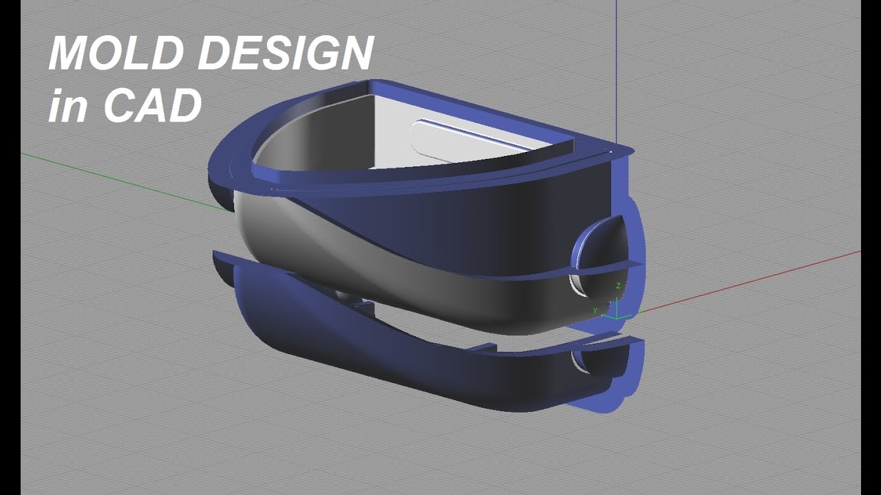 Fiberglass mold design for a boat. CAD Rhino - YouTube