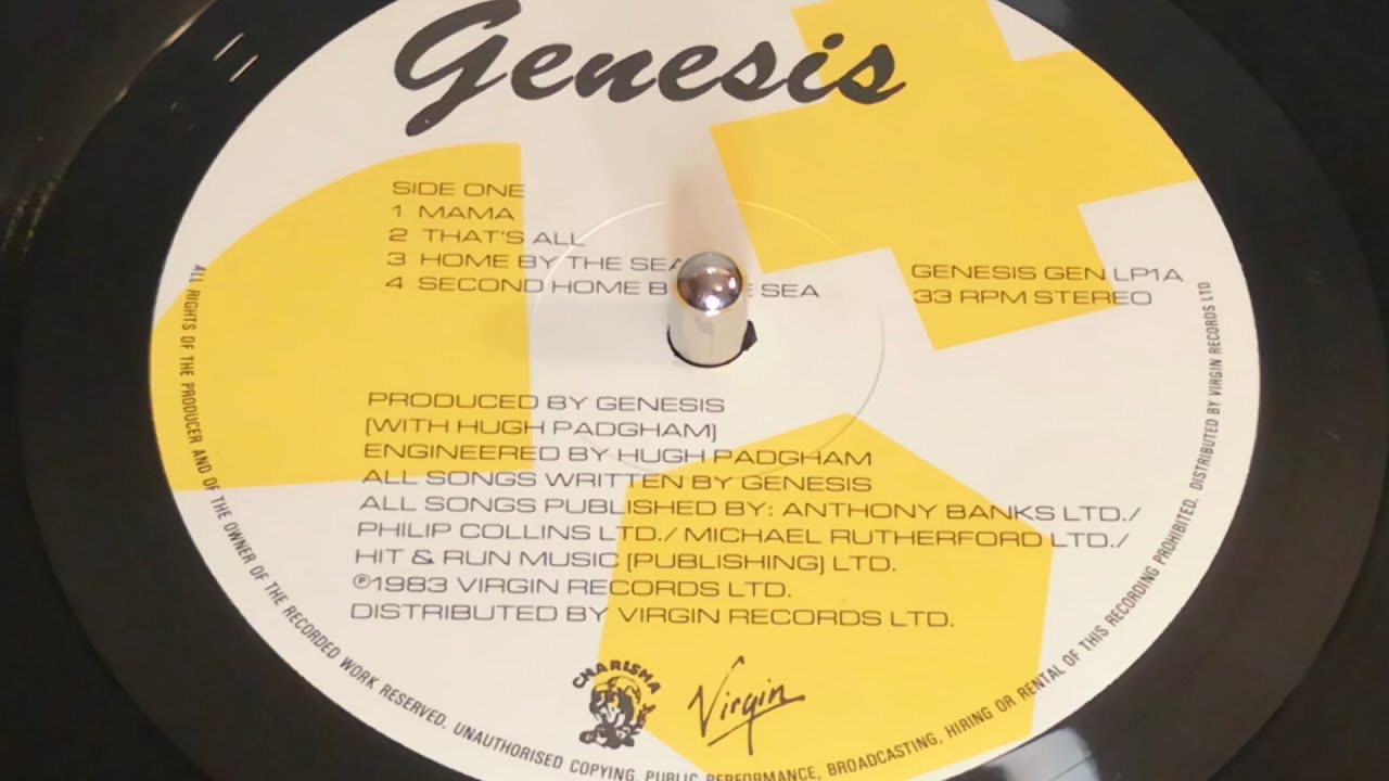 Genesis - Mama (1983 Vinyl LP) - YouTube