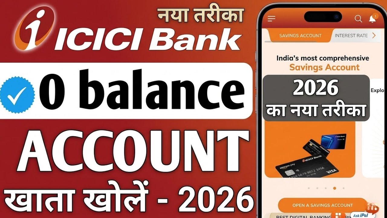 ICICI Bank Account Opening Form Online 2026 | icici bank account ...