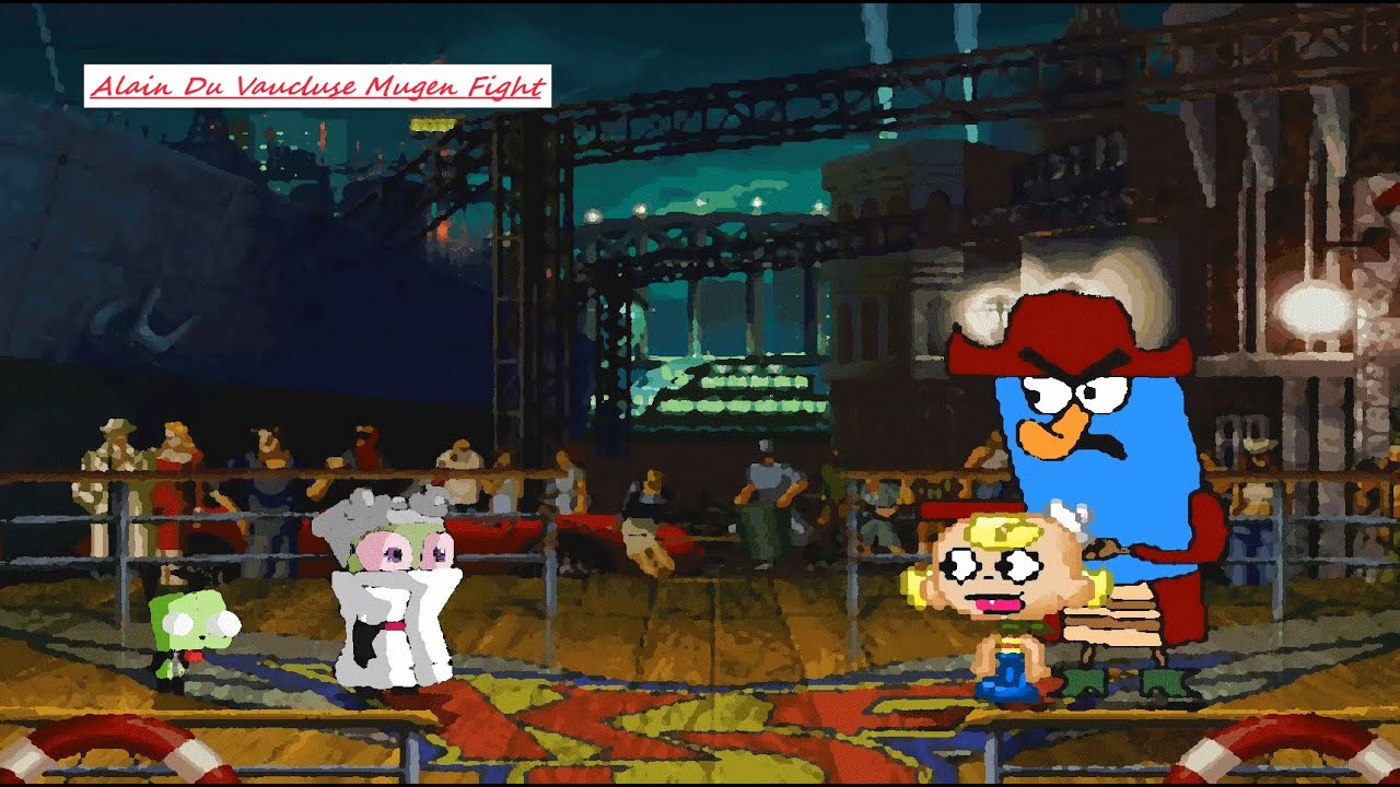 Mugen : Invader Zim & Dib Vs Flapjack & Captain Knuckles (Request ...