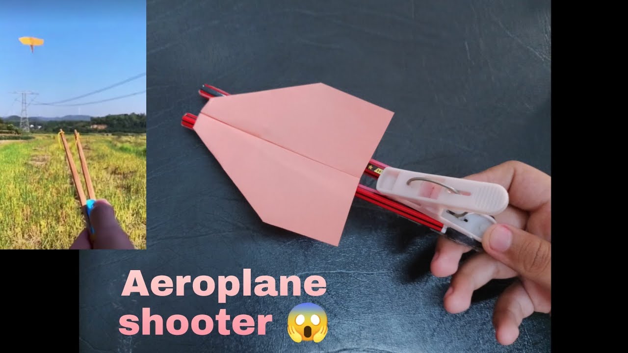 Paper Rocket | Paper Plane Launcher| Aeroplane shooter|How to make ...