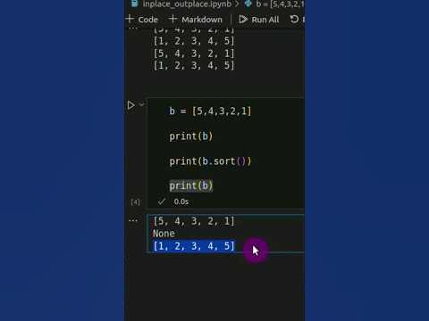 Some Sorting Algorithms Use Less Memory In Python #python #datastructures #programming - YouTube