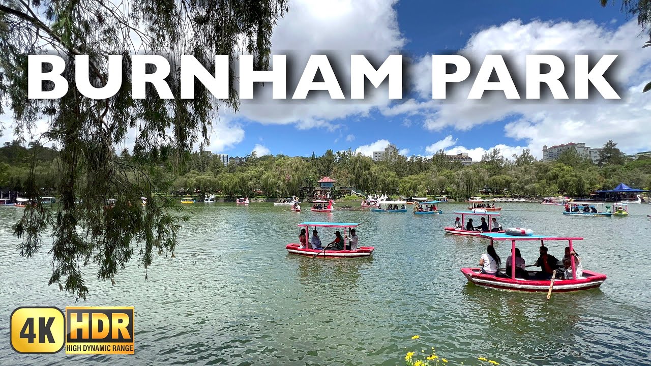 Burnham Park Weekend Walking Tour | 4K HDR | Baguio City Walk - YouTube
