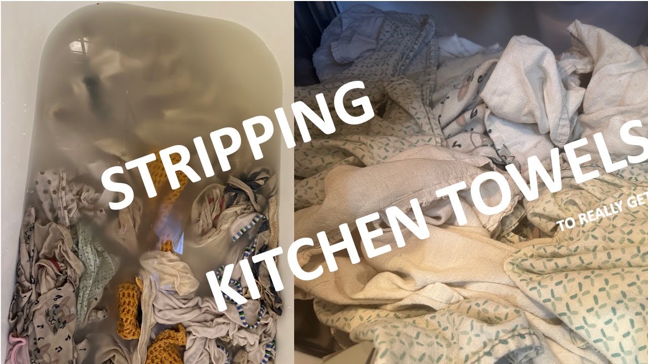 How To Strip Kitchen & Bath Towels To Really DEEP Clean - Details and ...