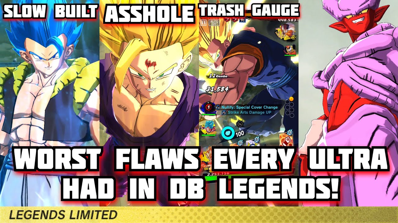 Worst Flaws Every Ultra Had In Dragon Ball Legends - YouTube