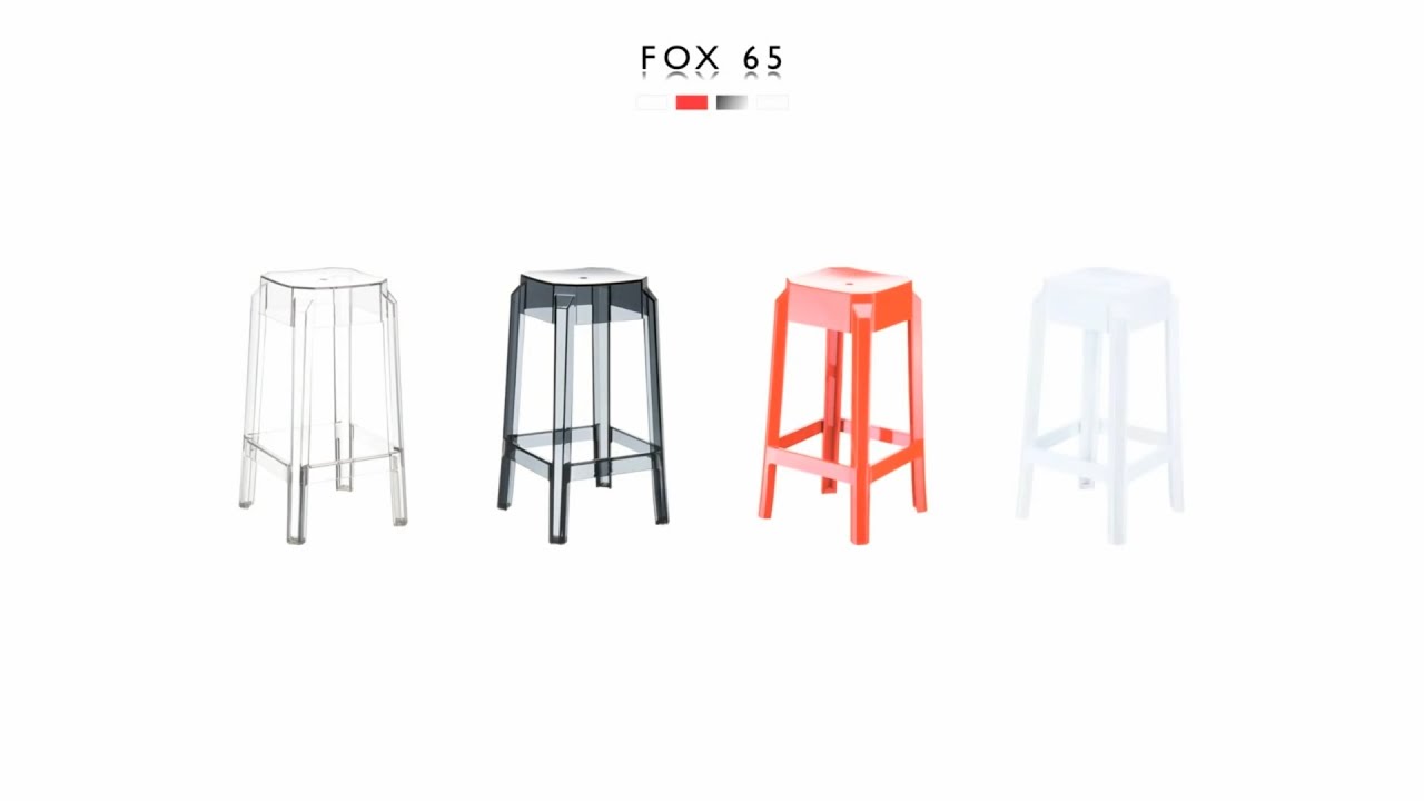 Fox 65 Bar stool by Siesta Exclusive - Avant Garde - YouTube